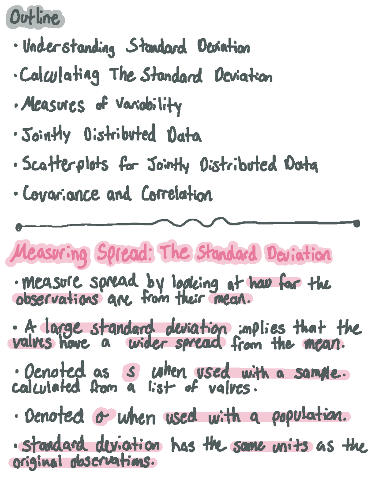 Lecture 4 Standard Deviation - Outline Understanding Standard Deviation Calculating The Standard ...