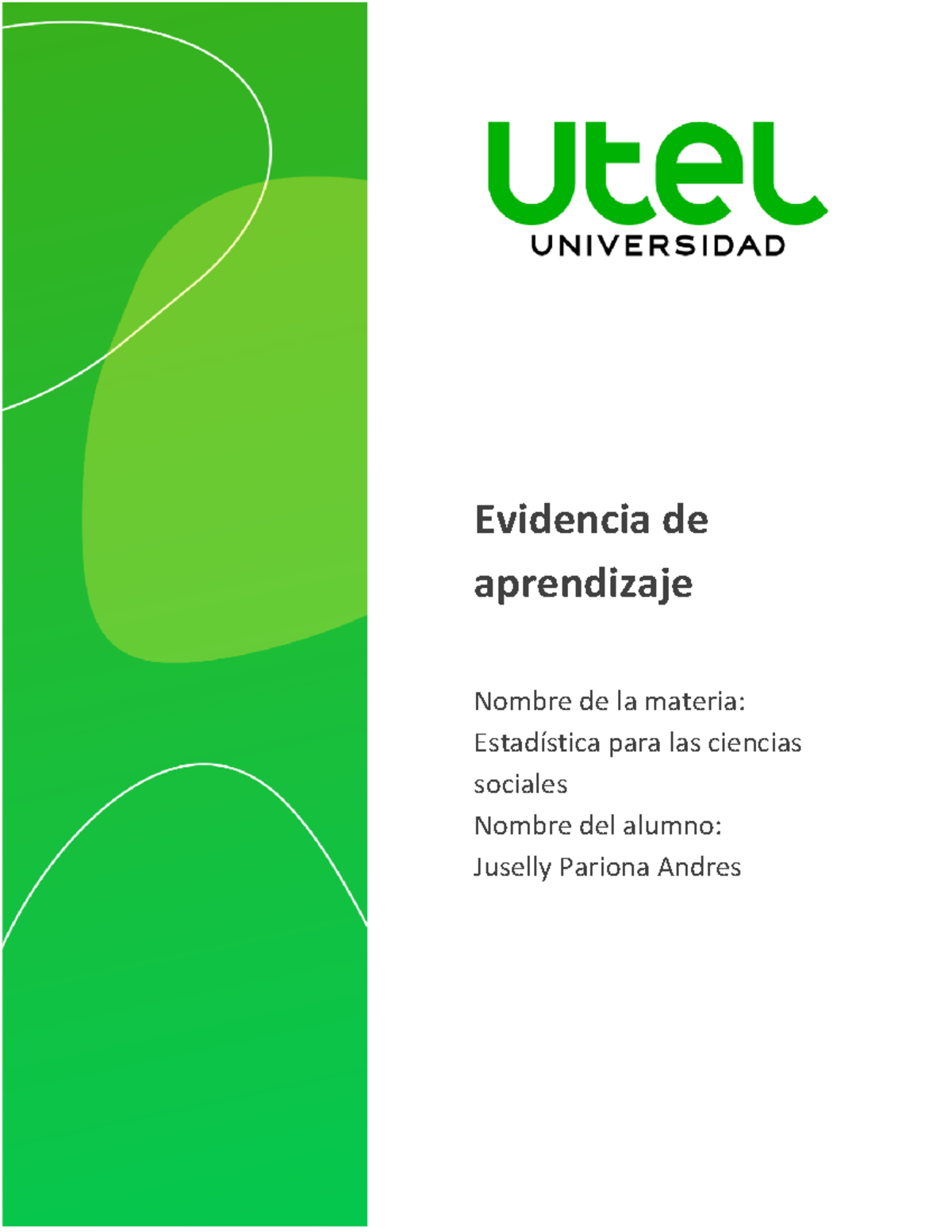 Estadistica Para Las Ciencias Sociales Semana 3 P Evidencia De