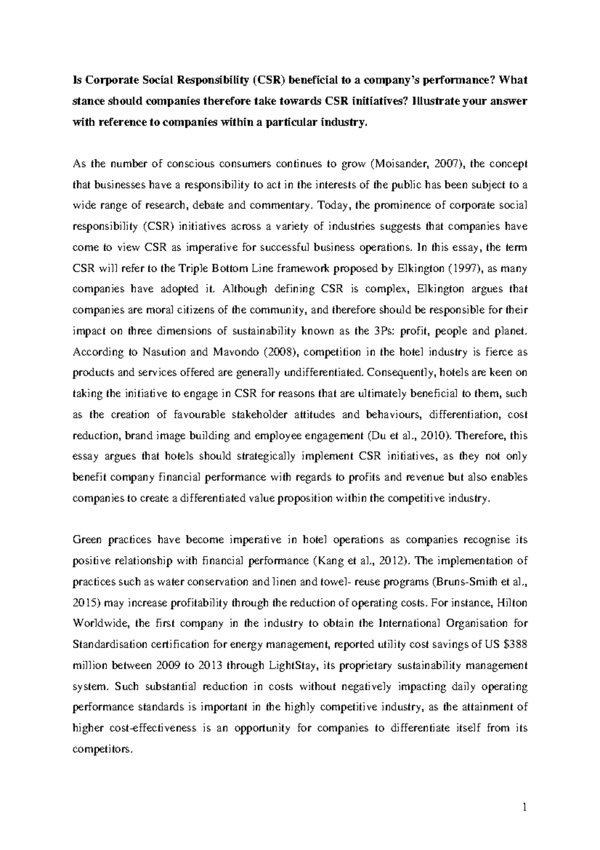 A range 2017 Moodle Script 1 - Is Corporate Social Responsibility (CSR ...