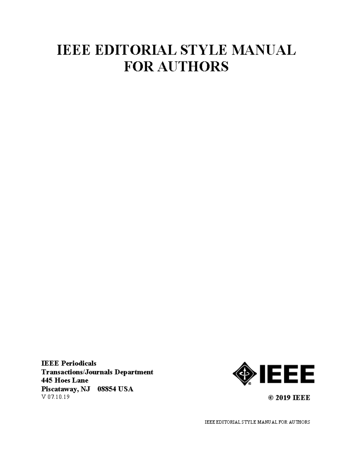 IEEE Style Manual - Warning: TT: undefined function: 32 IEEE EDITORIAL ...