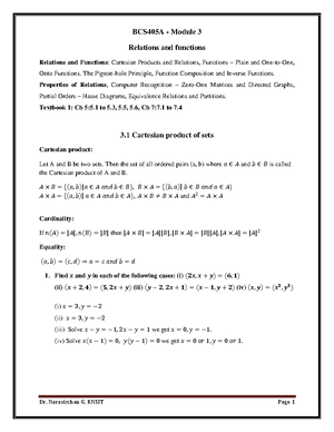 discreate mathematics structures - BCS405A - Studocu
