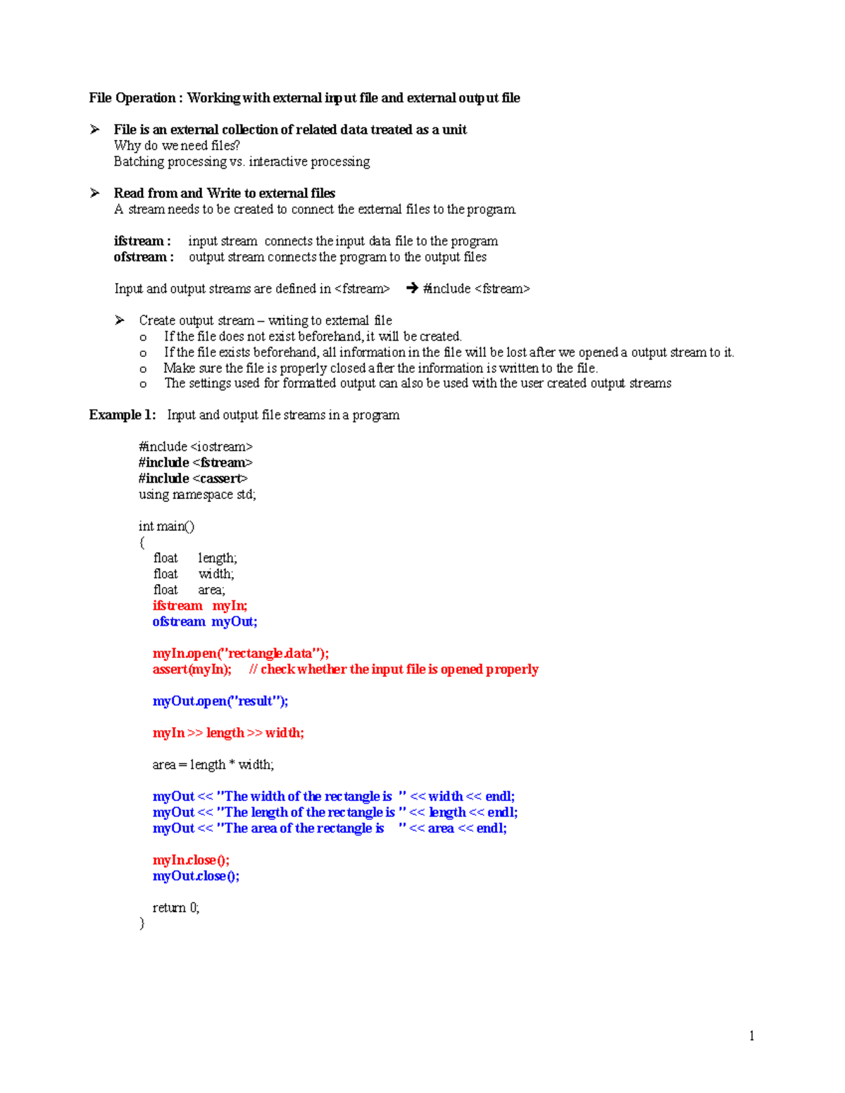 10-fileoperation - Notes - 1 File Operation : Working with external ...