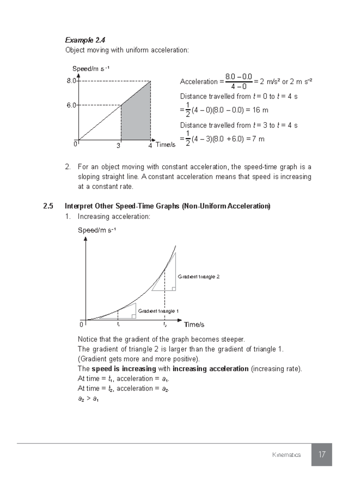 23 - Hello - Kinematics 17 Example 2. Object moving with uniform ...