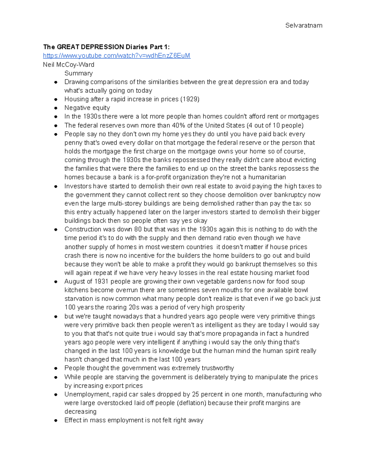 Bave Selvaratnam - Social Media Perspectives Assignment - The GREAT ...