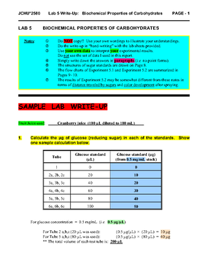 Enzyme Lab Write-Up - BIOC*2580 – Introductory Biochemistry Lab 3 ...