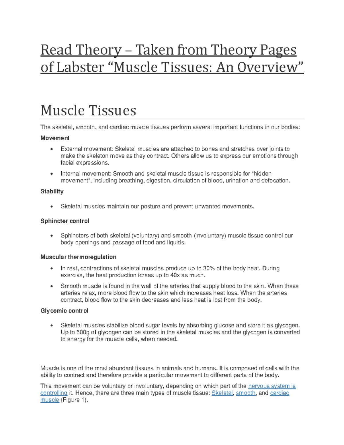 Read Theory-Physio-Day 1-2021 - Read Theory – Taken from Theory Pages ...