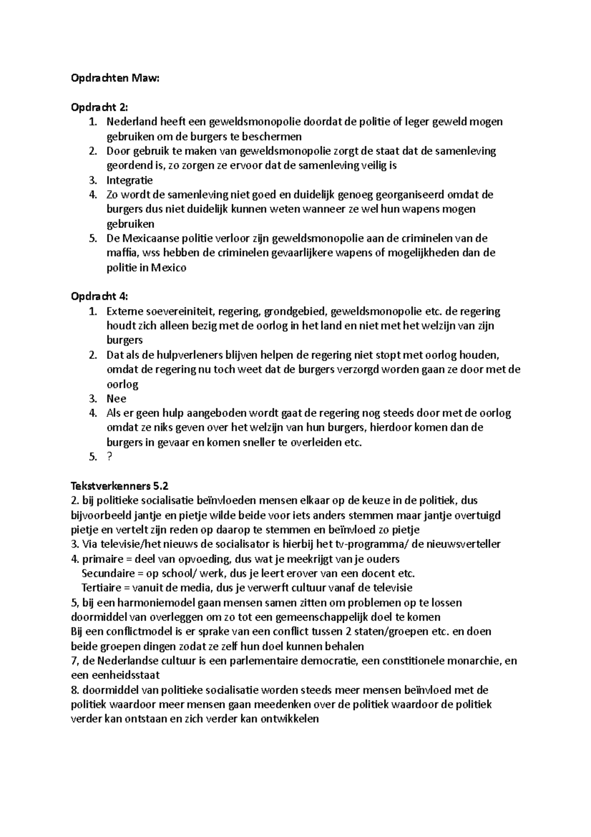 Opdrachten Maw - handig om te helpen met leren - Opdrachten Maw ...