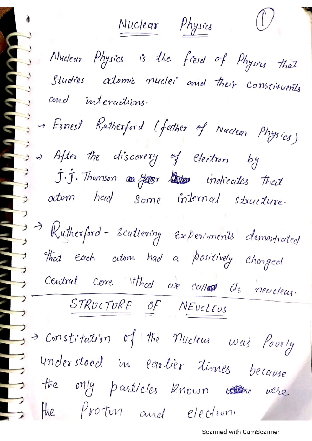 Nuclear physics part 1 - Physics - Studocu
