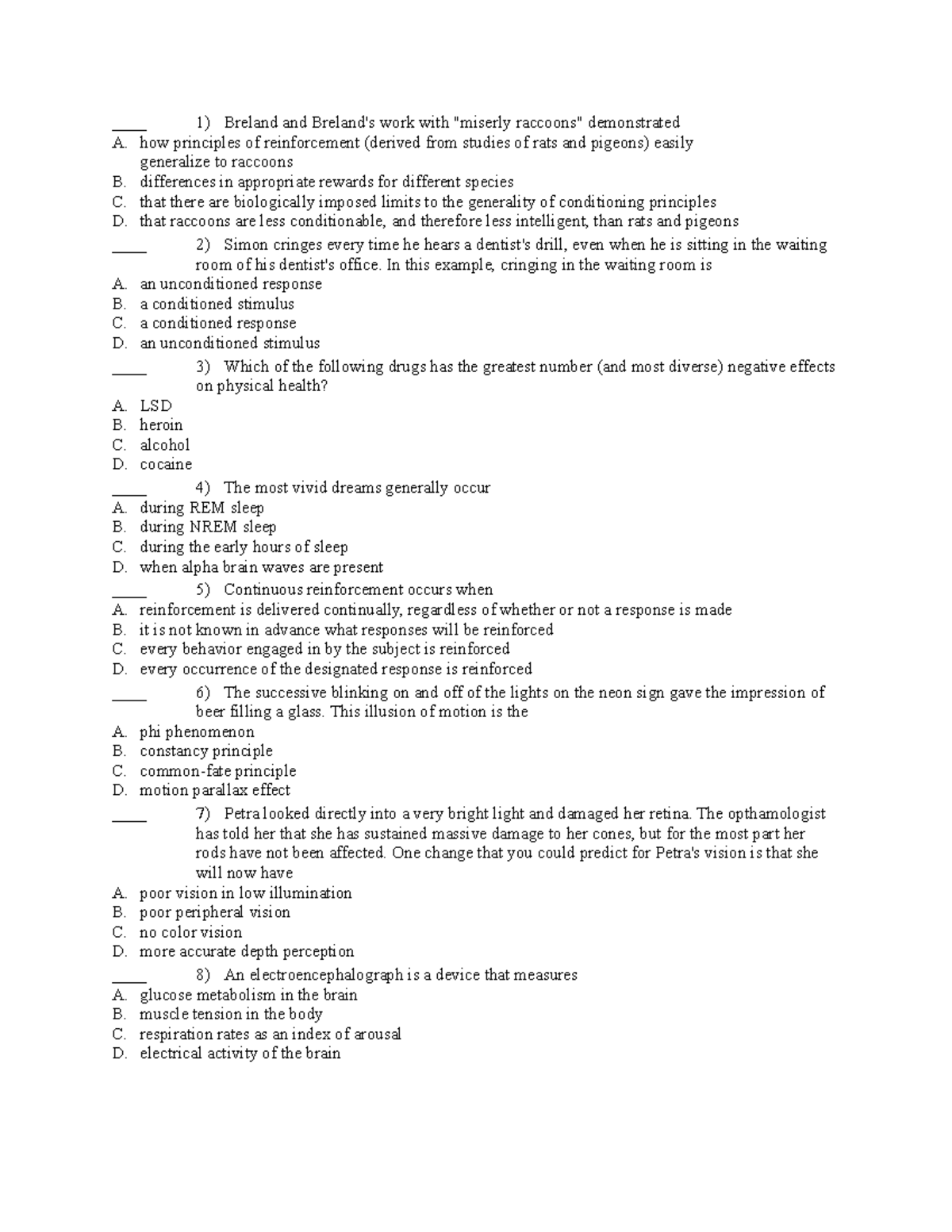 MC Test 2 full - Lecture notes Unit 2 Sample multiple choice - ____ 1 ...