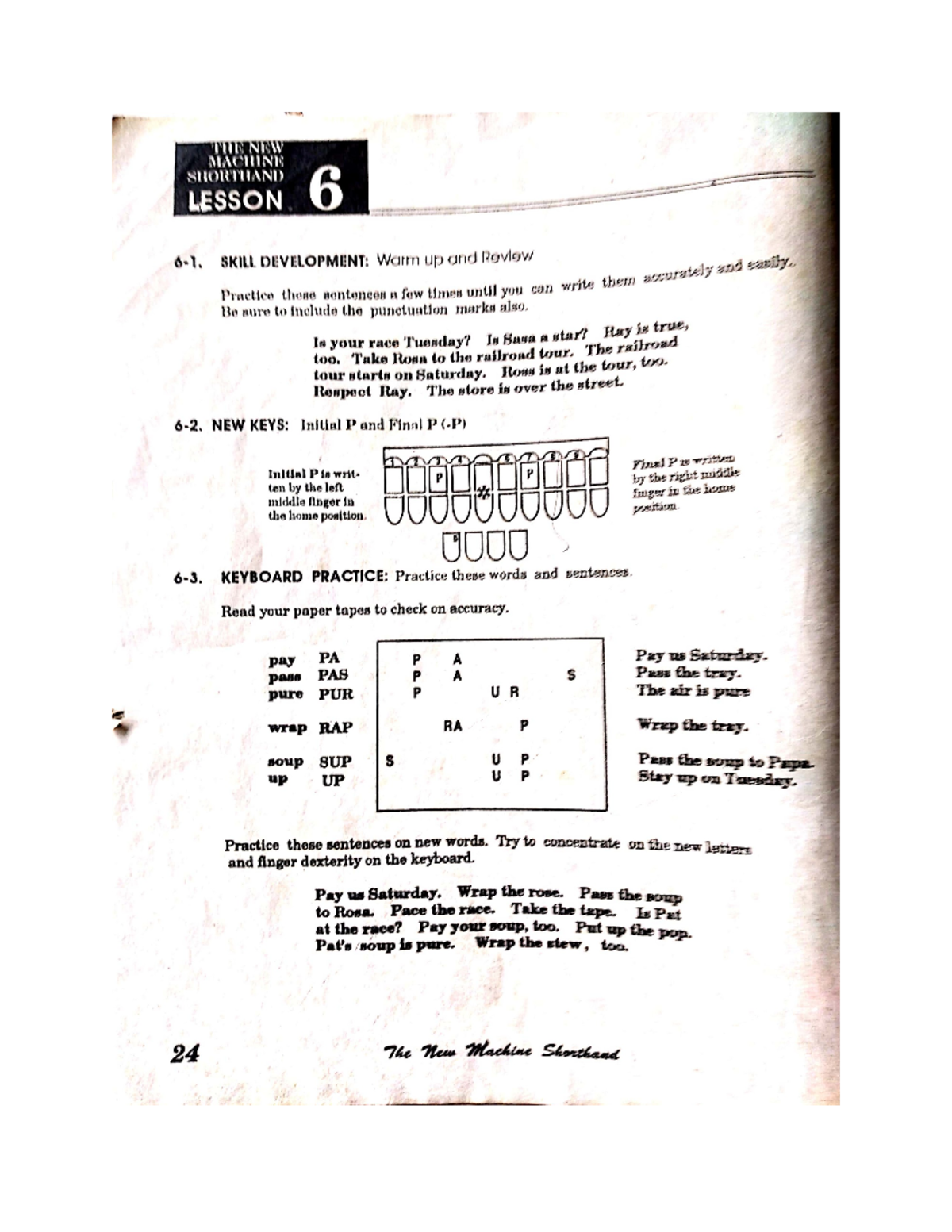 F Machine Shorthand Lessons Part 1 - IRLN NEW MACHINE SHORTHAND LESSON ...