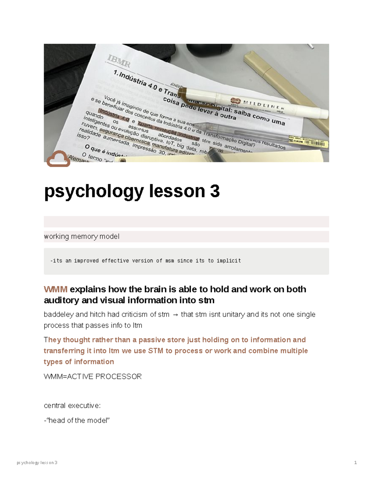 Psychology lesson 3 470446 acf3ac40488696 b8f28cd22697 - psychology ...