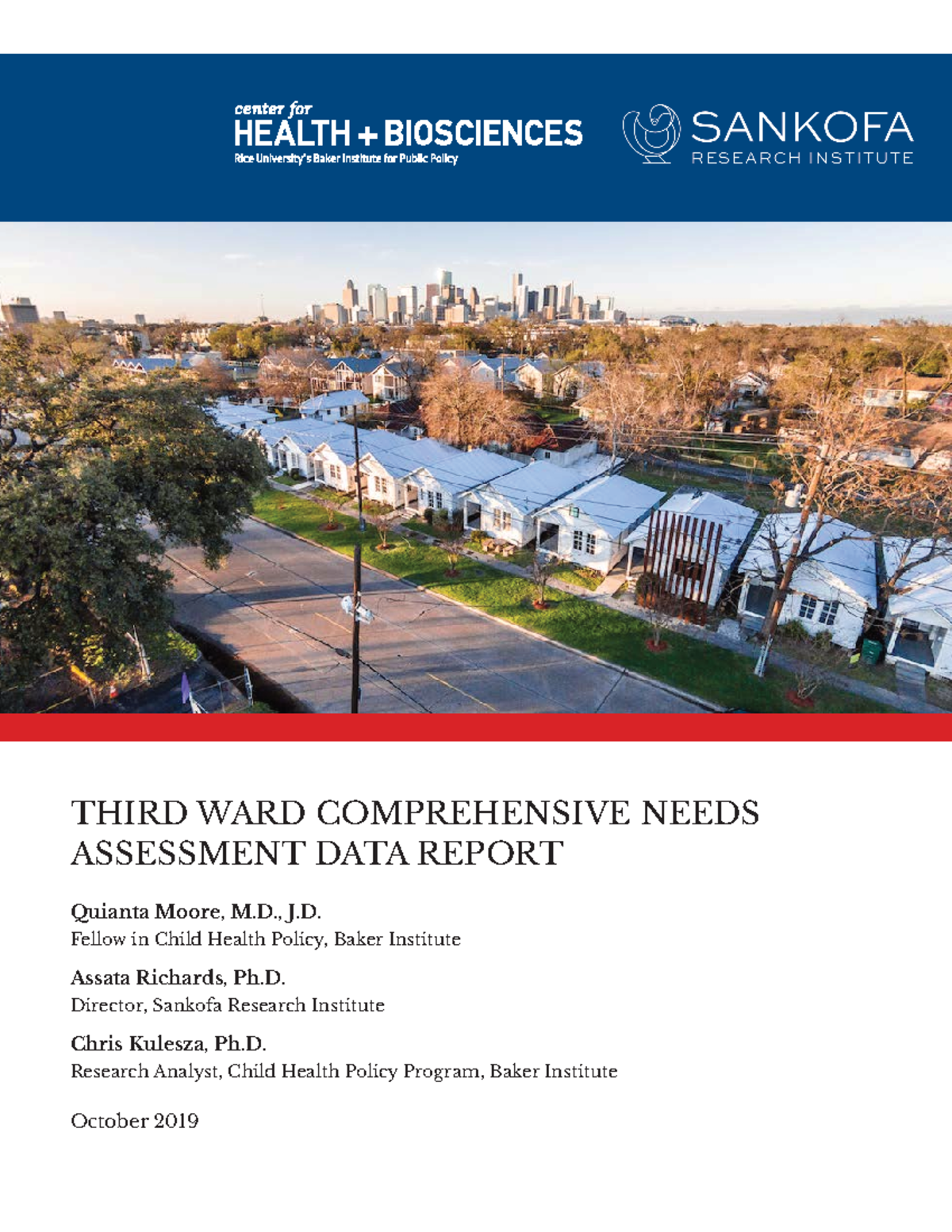 Chb pub thirdward 102119 - THIRD WARD COMPREHENSIVE NEEDS ASSESSMENT ...