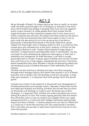 NEA2 - food tech for gcse - SECTION A For the purpose of NEA2 I have ...