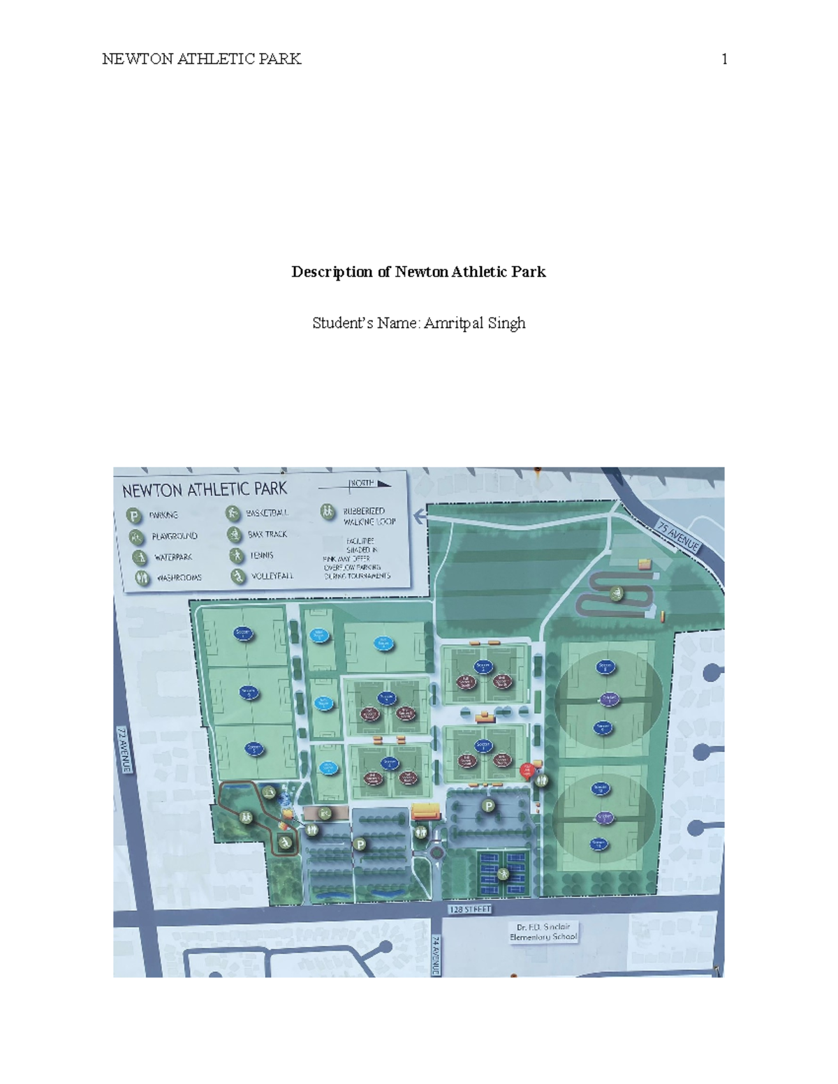 Newton Athletic Park - Natural landscapes give a place its identity and ...