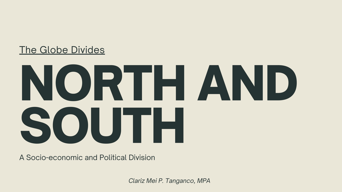 The Global Divides | North and South - Contemporary World - Studocu
