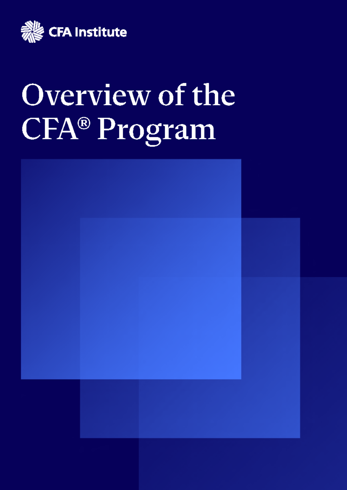 CFA-EMEA10-Program guide-web file-v4 - Overview of the CFA® Program ...