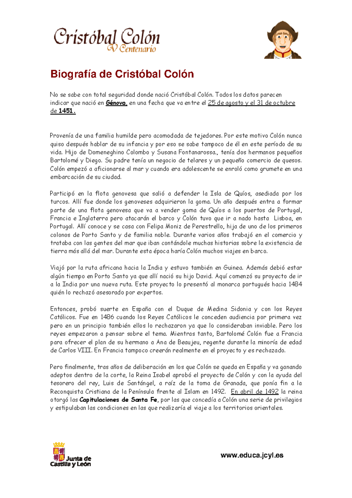 Historia de Cristóbal colon, cuenta toda su trayectoria como pionero ...