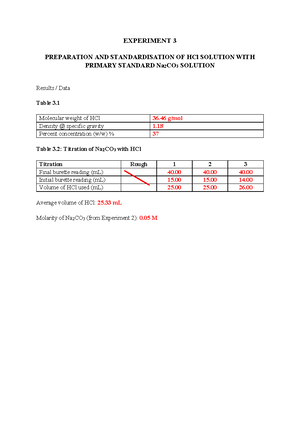 LAB Report 4 CHM256 PDF - BASIC ANALYTICAL CHEMISTRY (CHM 256 ...