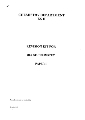 JCE Science Revision Booklet - Copy-2 - JCE SCIENCE REVISION BOOKLET ...