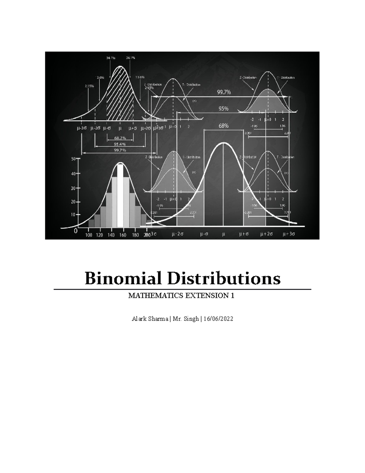 Binomial Distributions - Binomial Distributions MATHEMATICS EXTENSION 1 ...