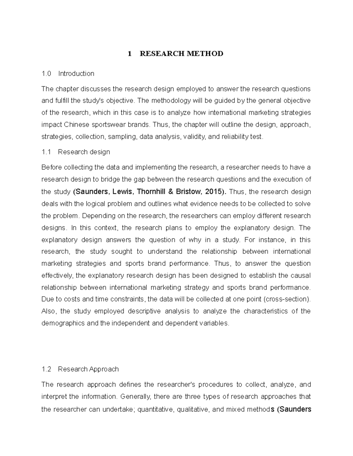 H22-12-137 methodology - 1 RESEARCH METHOD 1 Introduction The chapter ...