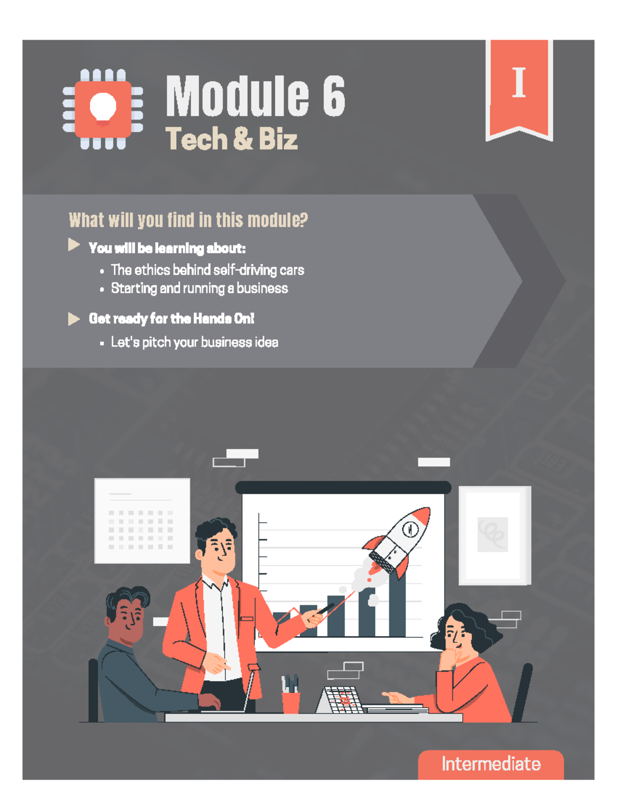 Abrir Intermediate Module 6 - Tech Biz - a. Discuss these questions in ...