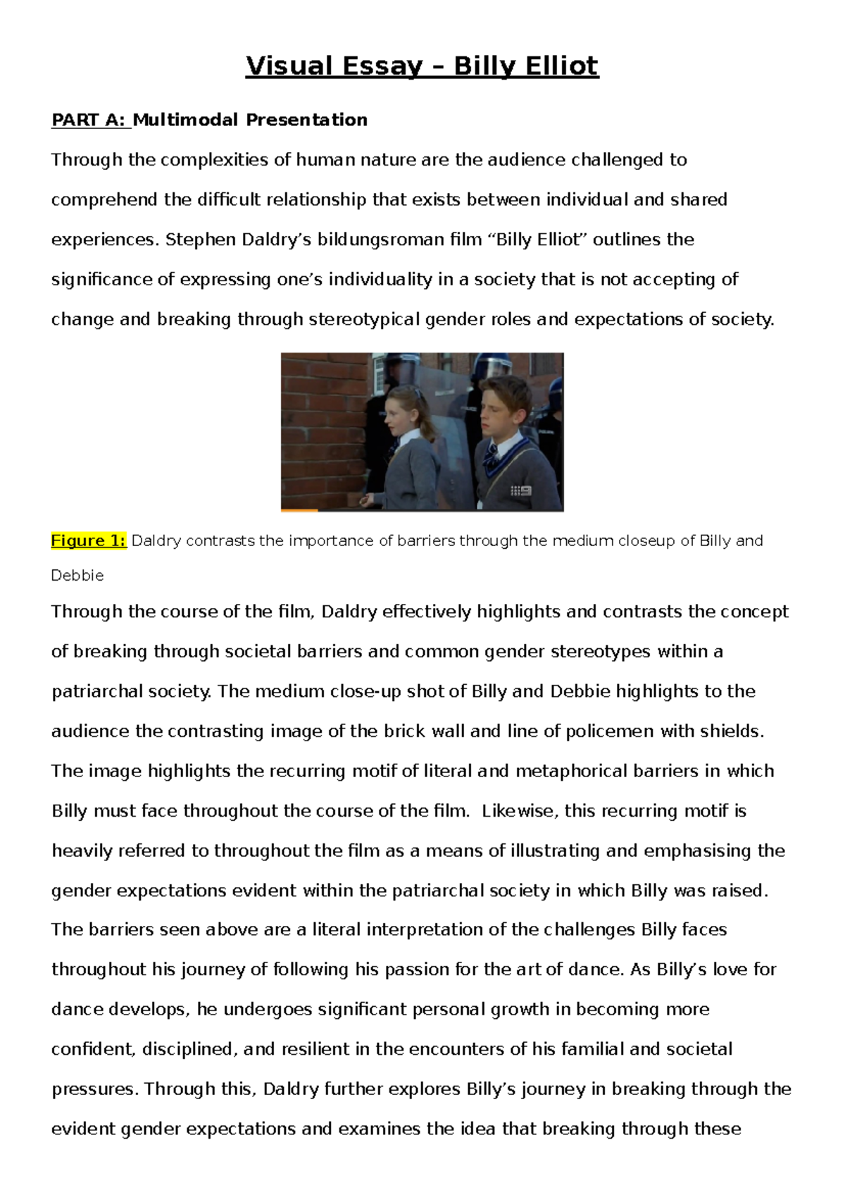 12ENG SAT 1 - Common Module - Critical Analysis - Visual Essay – Billy ...