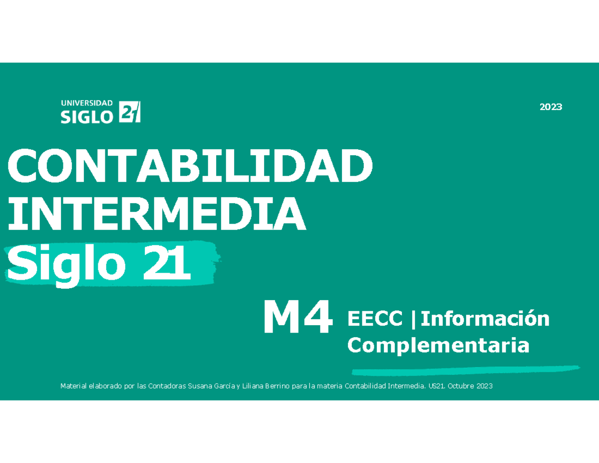 Conferencia TP4 Junio 2024 - EECC |InformaciónComplementaria AGENDA 1. Introducción 2. ¿Cómo ...