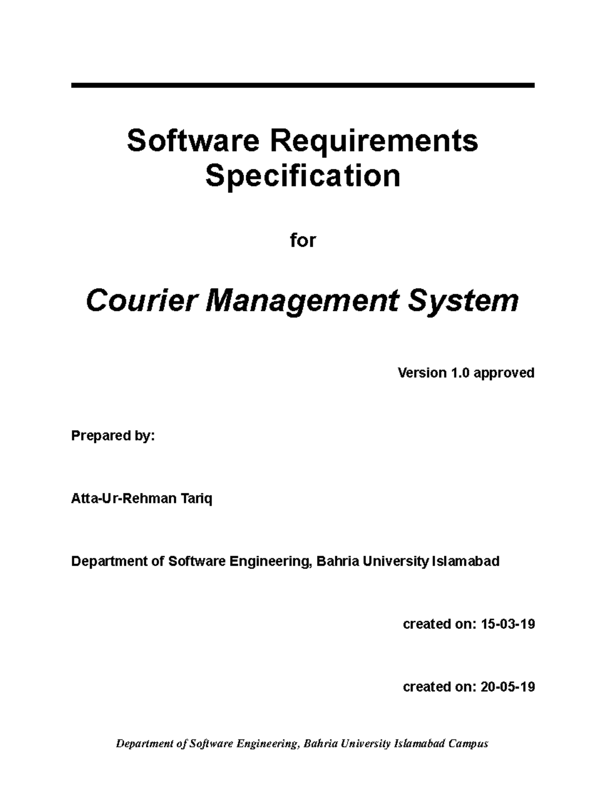 Courier-management-system-srs-20 compress - Software Requirements Specification for Courier ...