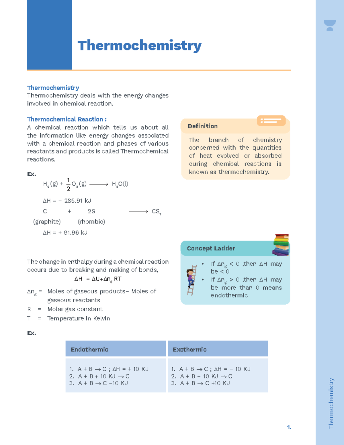 LN 1-Thermochemistry - simple notes - Thermochemistry Thermochemistry ...