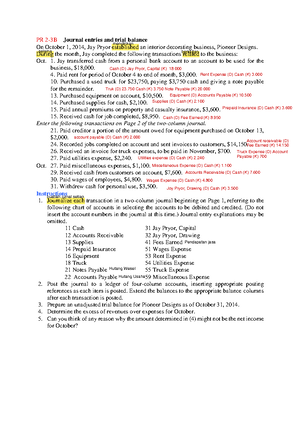 PR 2-3B - you can practice here - PR 2-3B Journal entries and trial ...