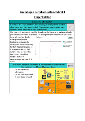 2023 10 26 MST I Lecture 01 - INSTITUTE OF MICROSTRUCTURE TECHNOLOGY Lecture 01: Introduction ...