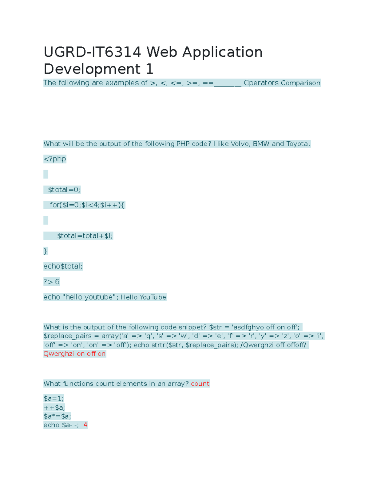 UGRD IT6314 Web Application Development 1 - UGRD-IT6314 Web Application ...