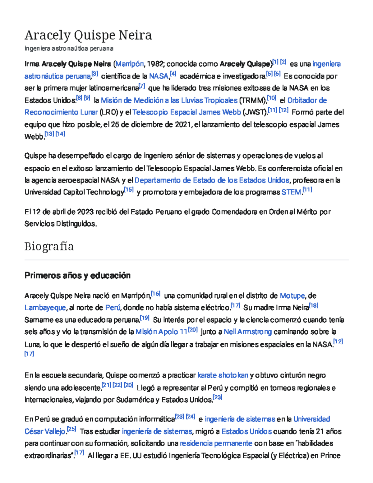 Aracely Quispe Neira - Wikipedia, la enciclopedia libre - Aracely ...