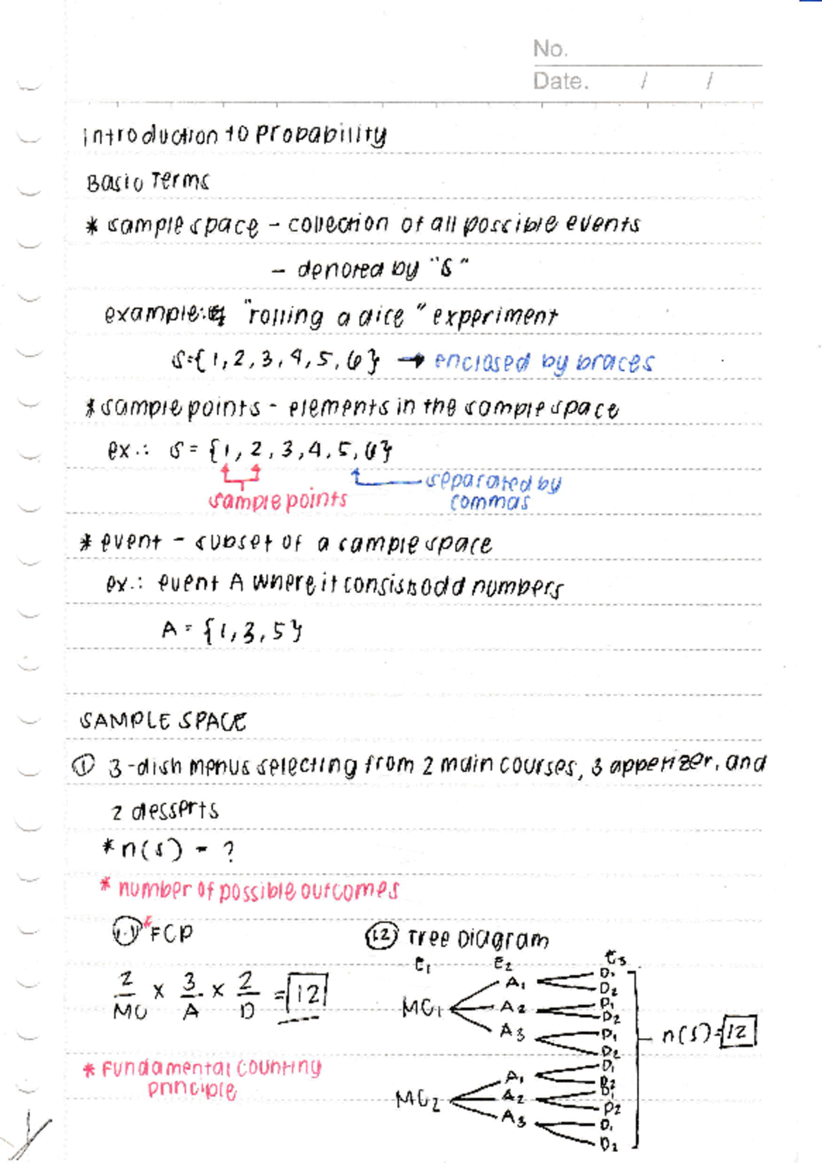 Lesson 1: Probability - SHS - Statistics - Studocu