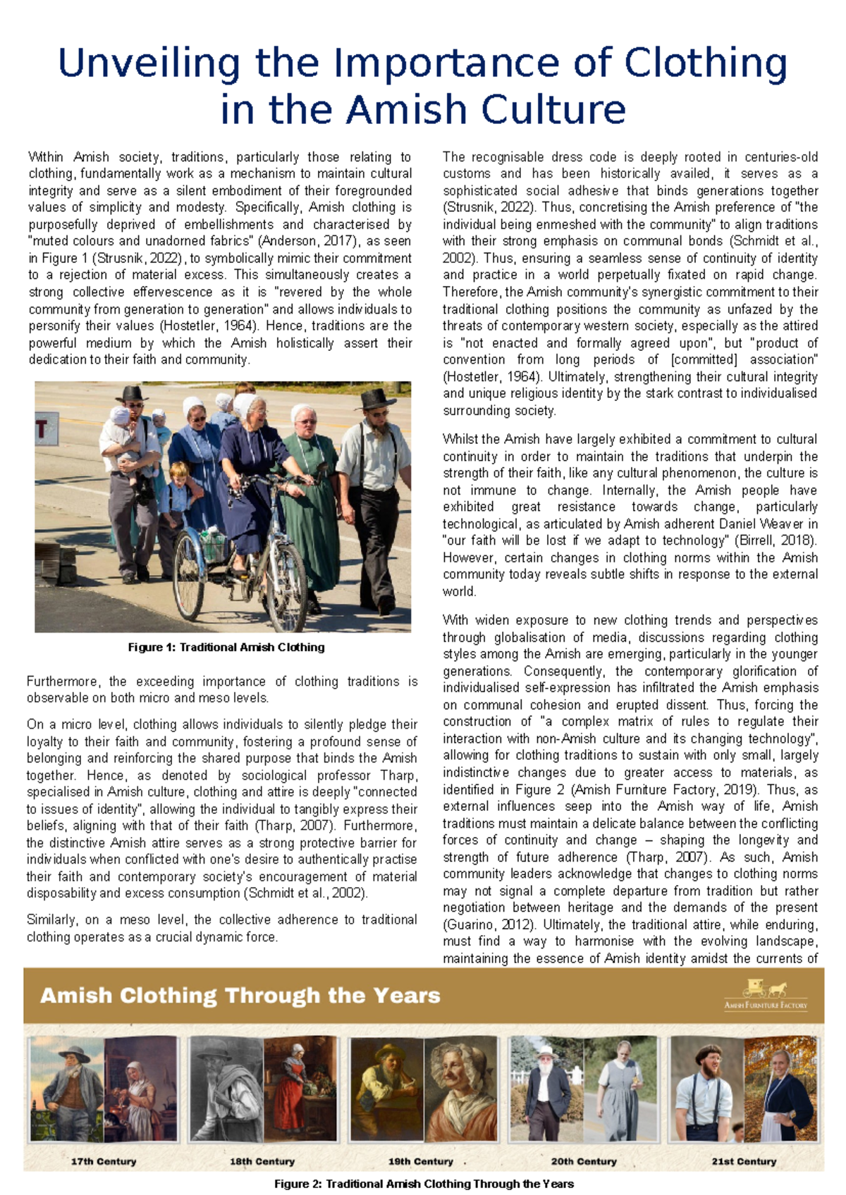 Unveiling the importance of clothing in the Amish culture - Unveiling ...