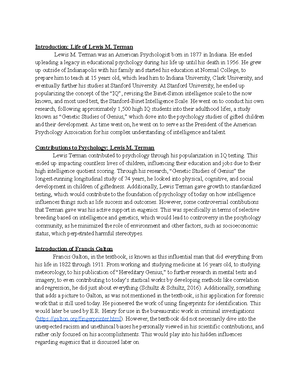 Psych Essay #3 - Safaa Asif University of Minnesota PSY 3121 Professor Thomas Brothen April 4 ...