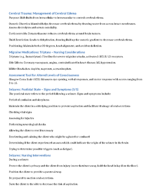 Diagnostic Procedure - Reduction of Risk Potential - NUR 3805 - ACTIVE ...