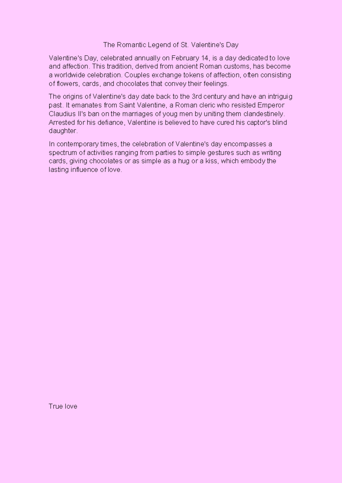 The Romantic Legend - 8tyictufghn - The Romantic Legend of St ...