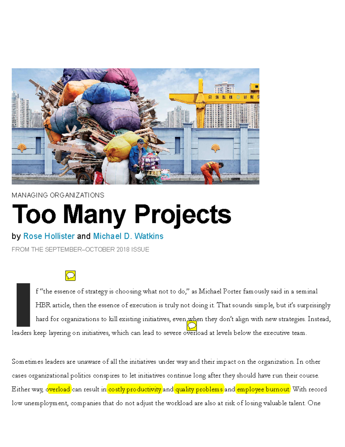 Why Companies Won’t Let Bad Projects Die - Warning: Popup annotation ...