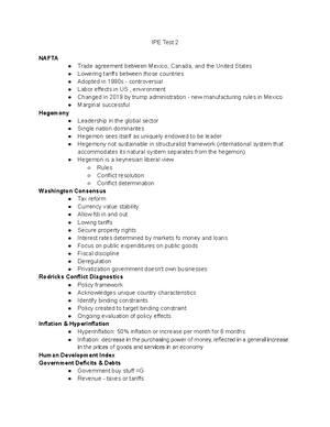 The Global Security Structure IPE - S.S Realists believe that the ...