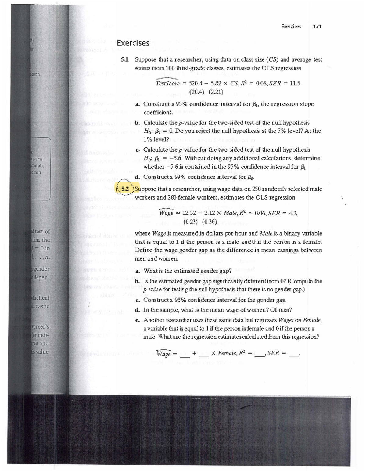 assignment 3 for econometrics - ECN 627 - Toronto Met - Studocu