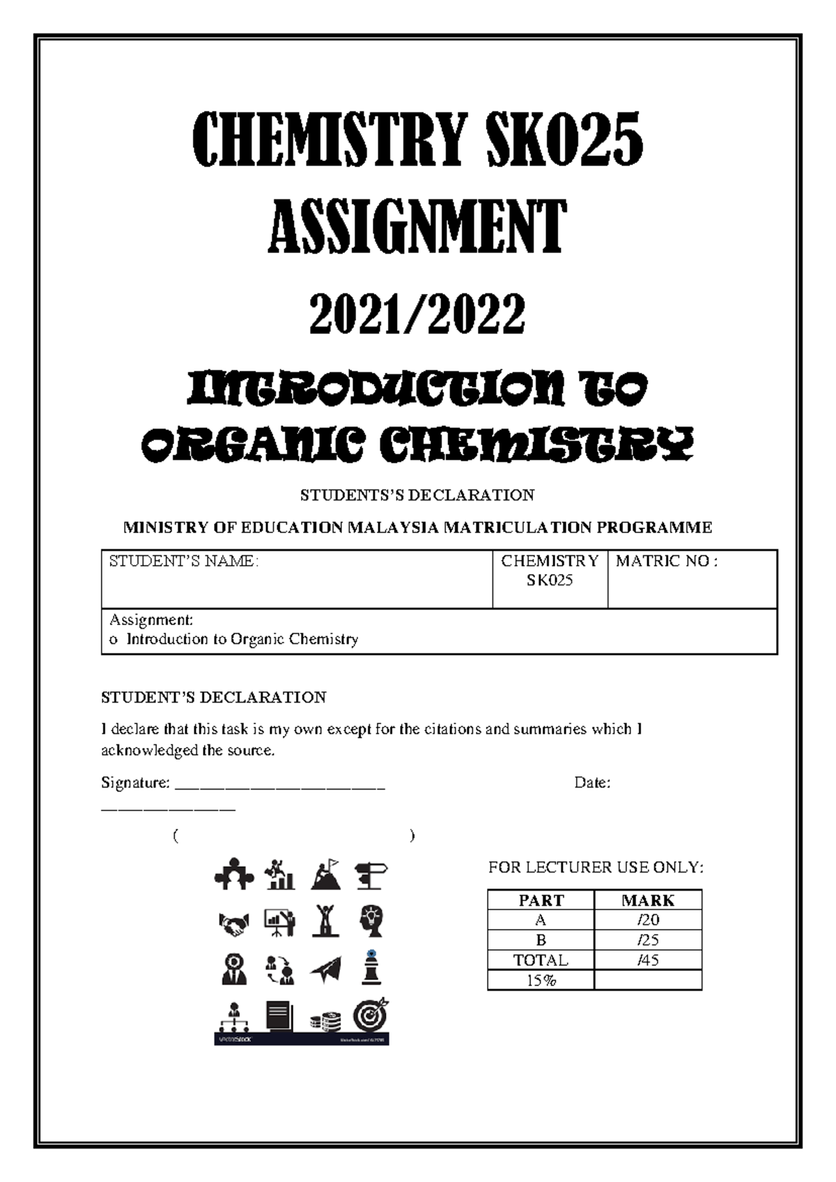 Question Assignment SK025 2021 2022 edit 13 feb 2 - CHEMISTRY SK ...