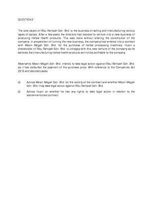 Section 27 ( Nadia& Aqilah) - Page 1 of 2 COMPANIES ACT 2016 Section 27 ...