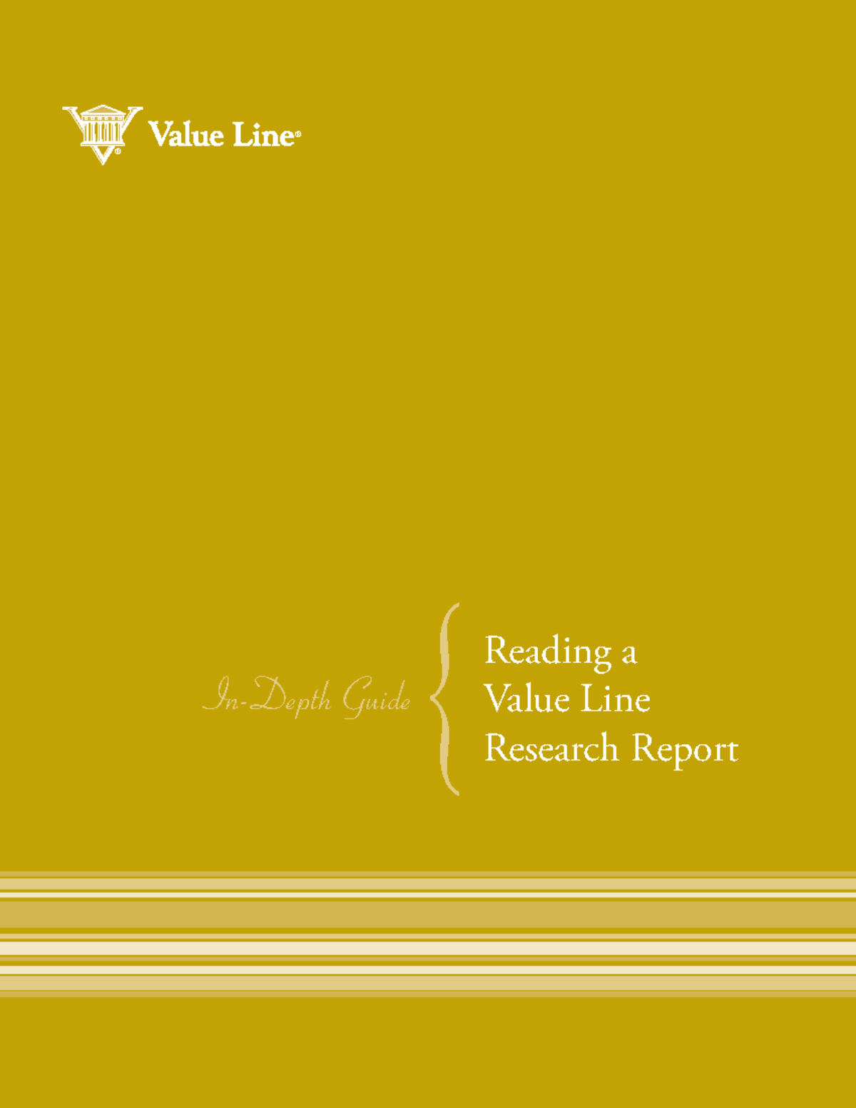 Reading a Value Line Research Report - Reading a Value Line Research ...
