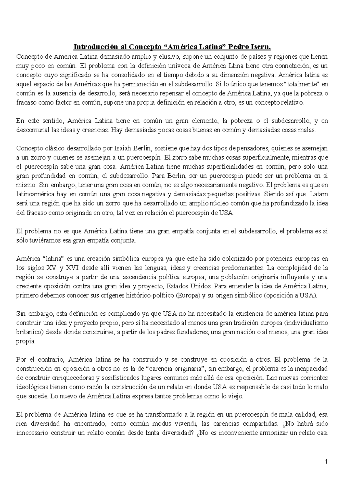 Resumen 1er Parcial Historia 2024 - Introducción al Concepto “América ...