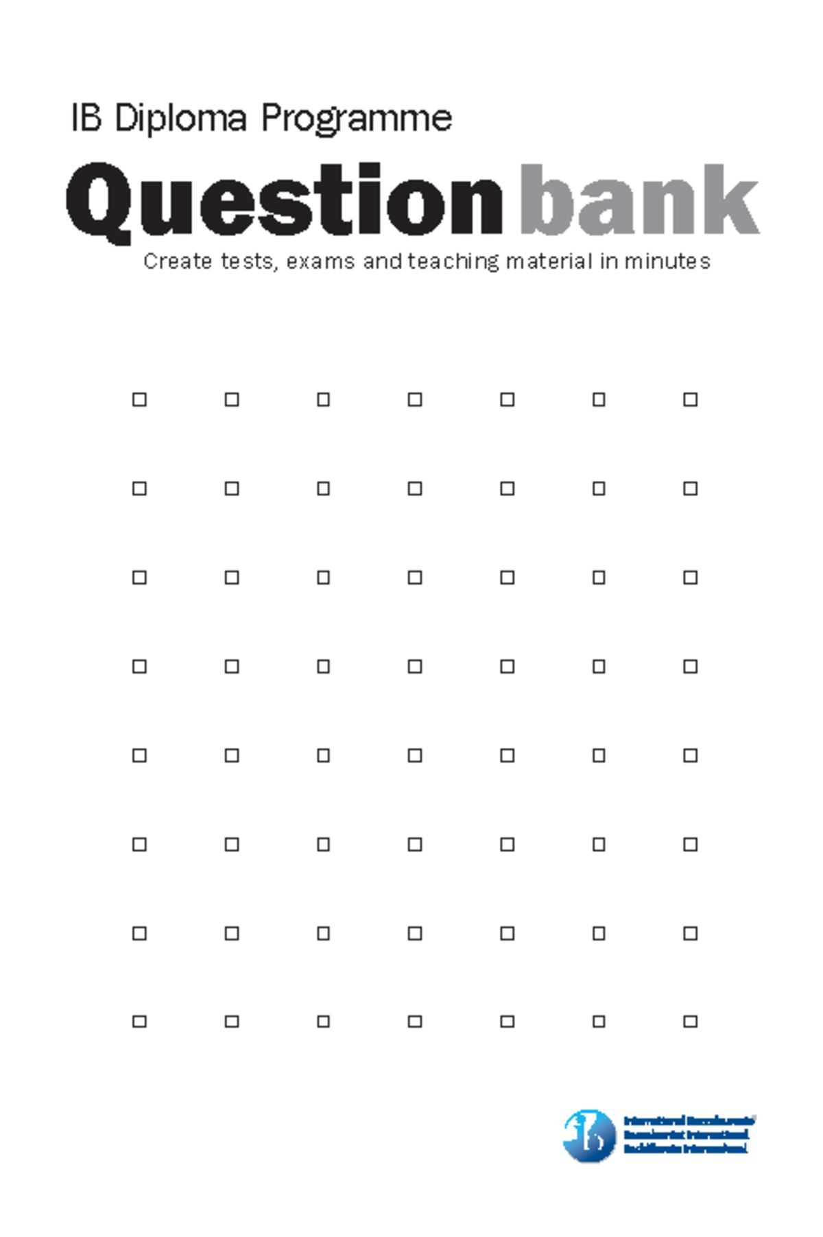 IB Question Bank Guide - refqf - IB Diploma Programme Questionbank ...