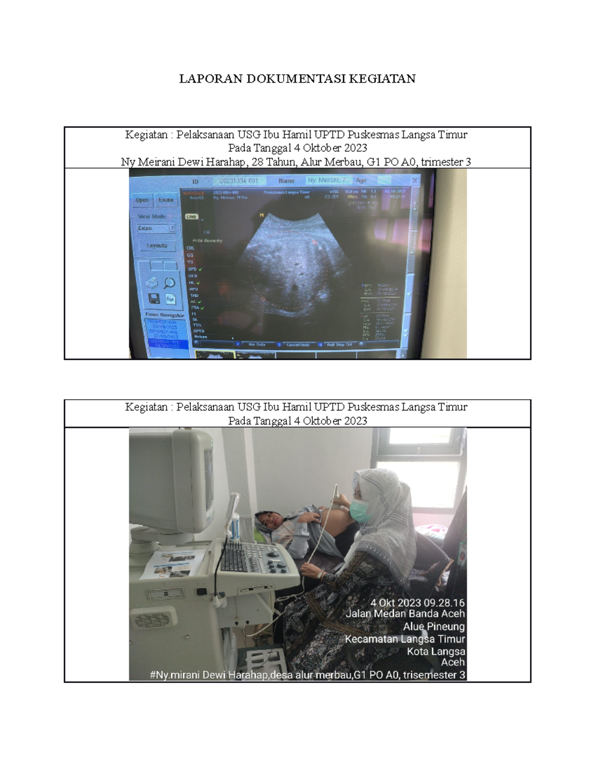 Laporan Dokumentasi Kegiatan - LAPORAN DOKUMENTASI KEGIATAN Kegiatan ...