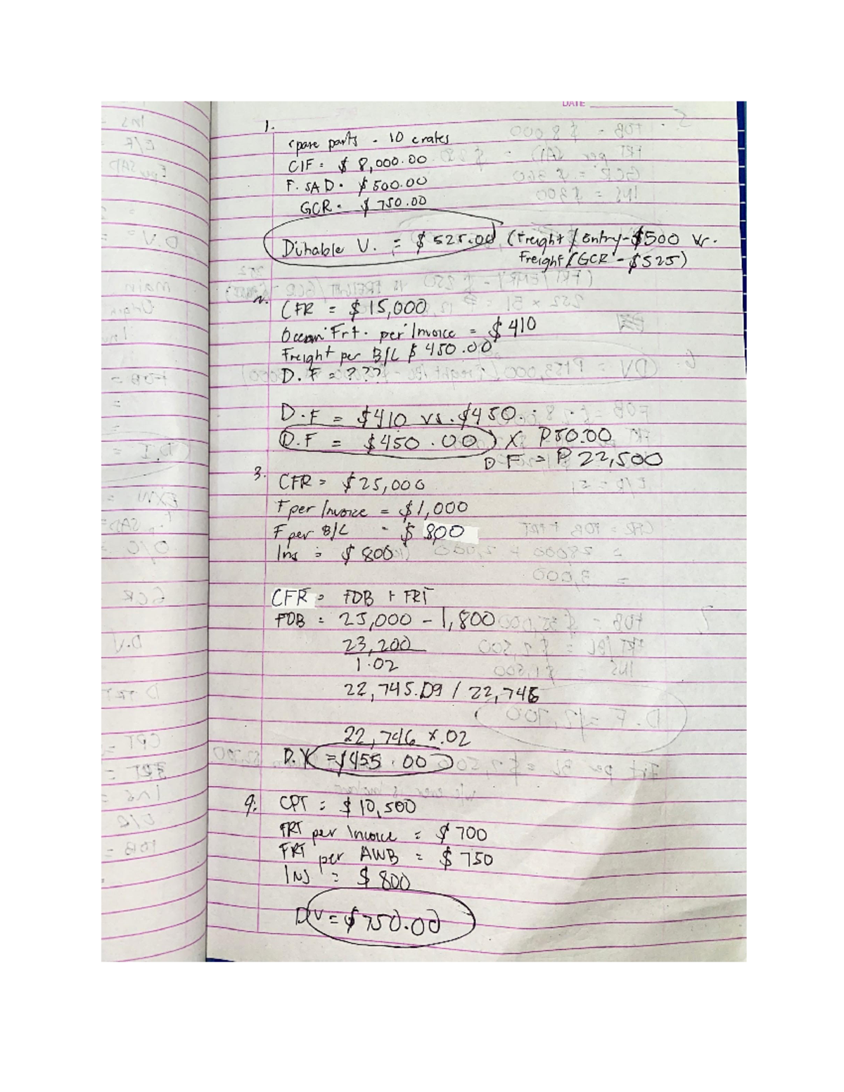 Dutuiable Value- DV - BS Customs Administration - Studocu