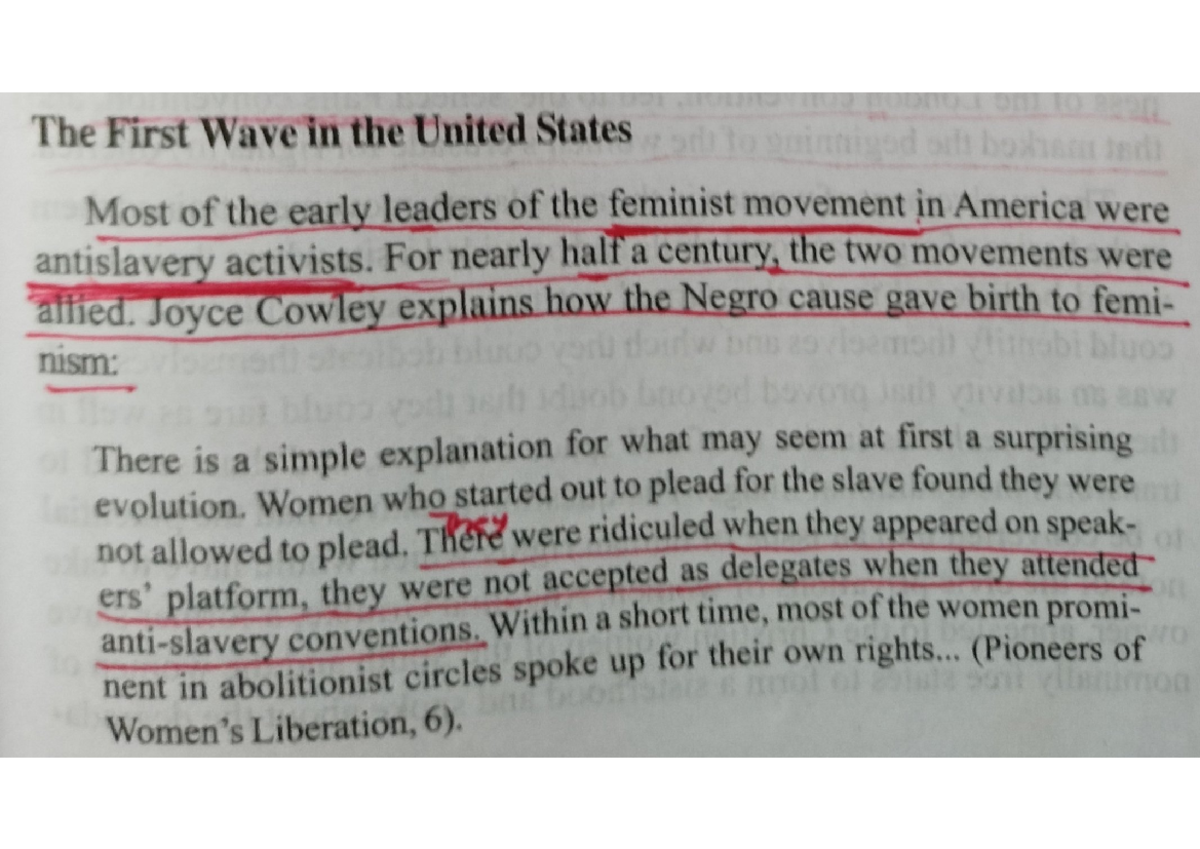 The first wave - it is one of the wave in 3 waves - B.A English ...